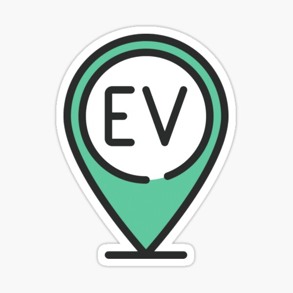 "EV Point" Sticker for Sale by ClassyGeek1 | Redbubble