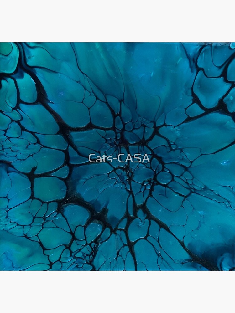 "Ocean Bloom" Sticker for Sale by Cats-CASA | Redbubble