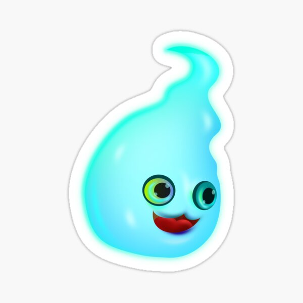 "Chibi Water Elemental" Sticker for Sale by Ferelwing | Redbubble