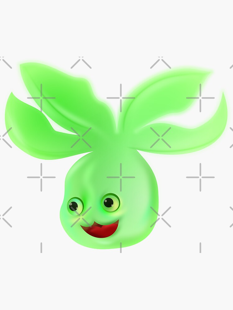 "Chibi Earth Elemental" Sticker by Ferelwing | Redbubble