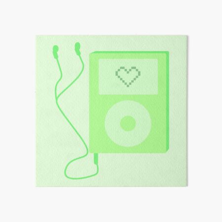 "Grüner Y2K Ästhetischer Mp3-Player aus den frühen 2000er Jahren ...