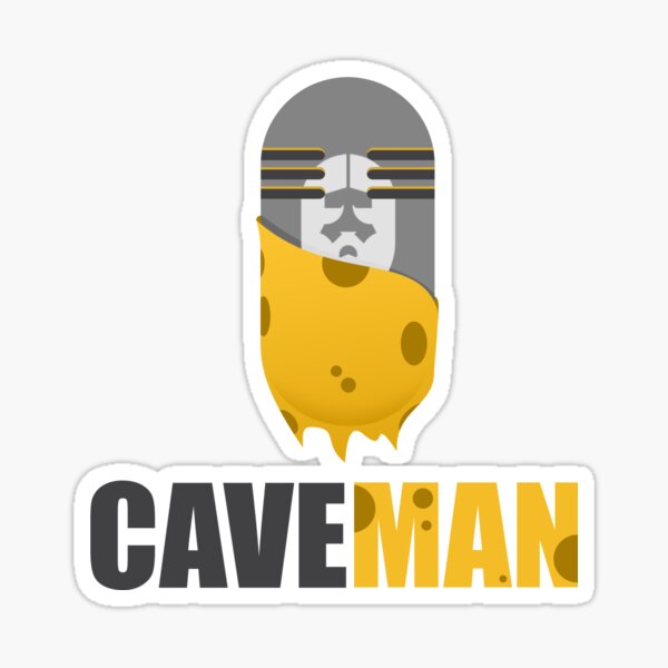 "Caveman" Sticker by Chameleon0281 | Redbubble