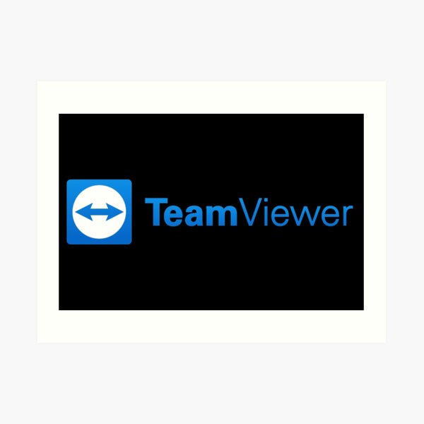 "Teamviewer Logo" Art Print for Sale by CylinderOfMeat | Redbubble