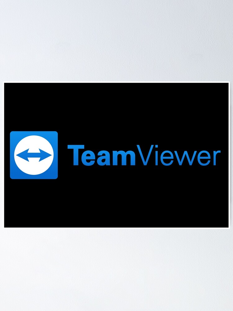 "Teamviewer Logo" Poster for Sale by CylinderOfMeat | Redbubble