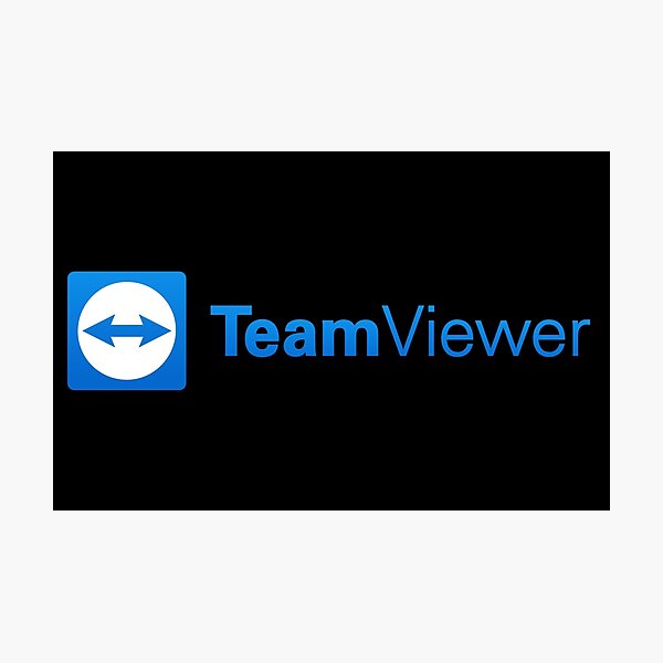 "Teamviewer Logo" Photographic Print for Sale by CylinderOfMeat | Redbubble