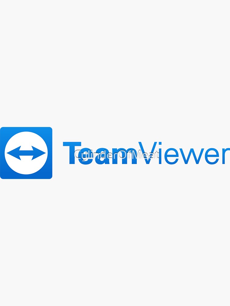 "Teamviewer Logo" Sticker for Sale by CylinderOfMeat | Redbubble