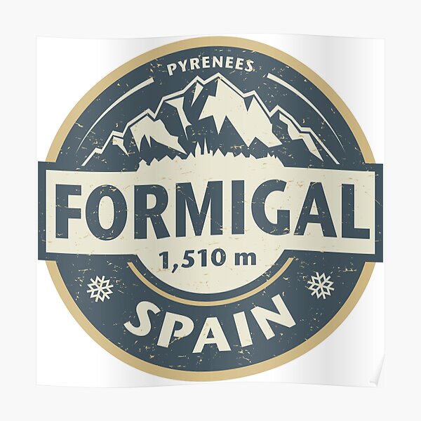 "Formigal, Spain" Poster for Sale by studio838 | Redbubble