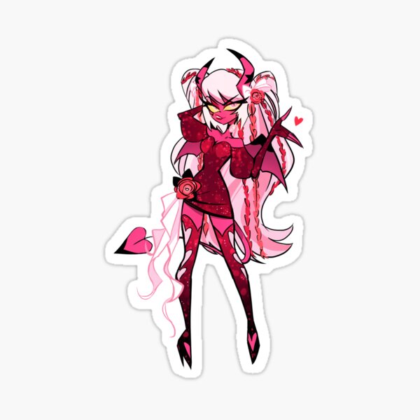 "Helluva Boss - Verosika Valentine's Day outfit" Sticker for Sale by ...