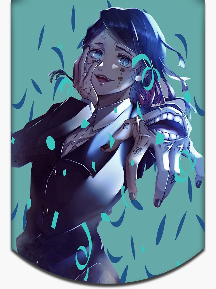 "Enmu" Sticker by hamzazakouri | Redbubble