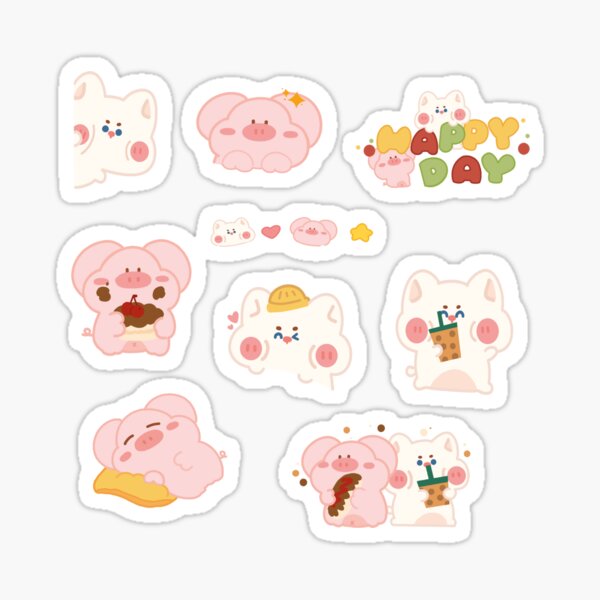 "Cako and Mimo sticker" Sticker for Sale by claramellstore | Redbubble