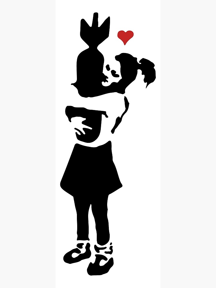 "Banksy | Bomb Hugger in Love, Graffiti Artwork" Poster by Arts-n ...