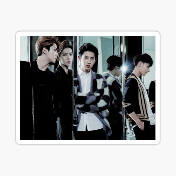 "EXO sticker" Sticker for Sale by Sehun94 | Redbubble