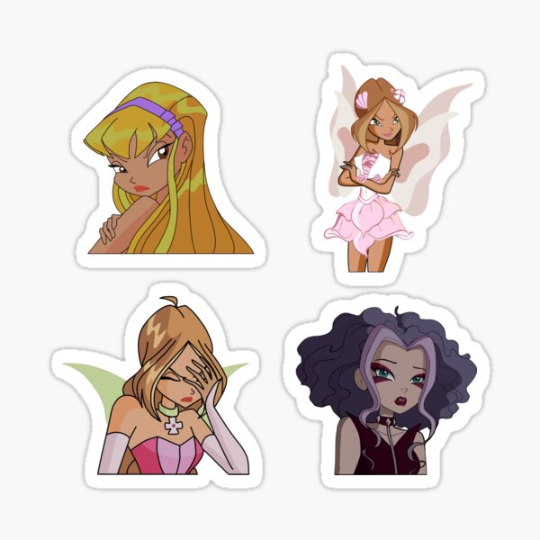 "Winx Club sticker set" Sticker by Quotesforus | Redbubble