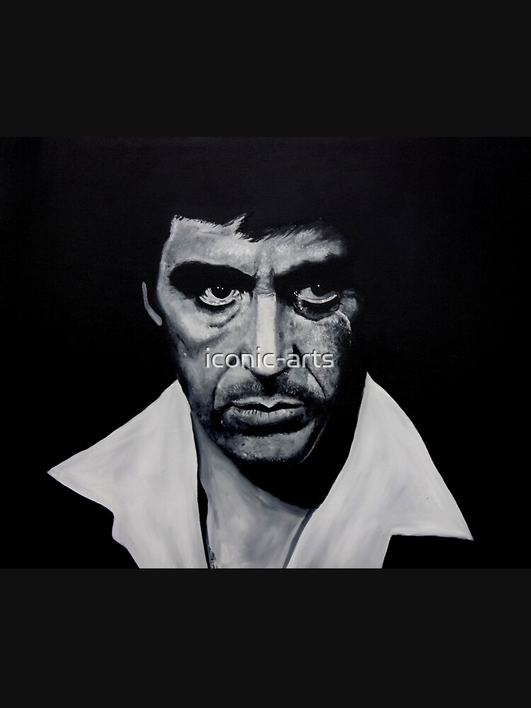 "scarface" T-shirt for Sale by iconic-arts | Redbubble | scarface t ...