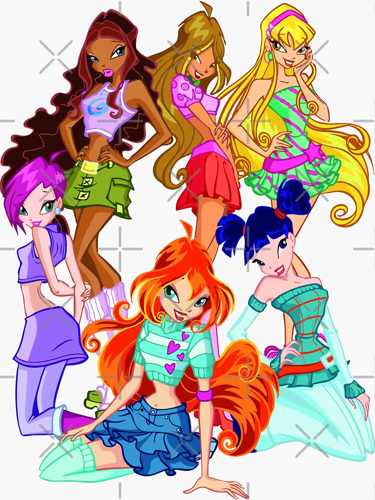 "Winx Club Sticker Set School outfit" Sticker for Sale by Quotesforus ...