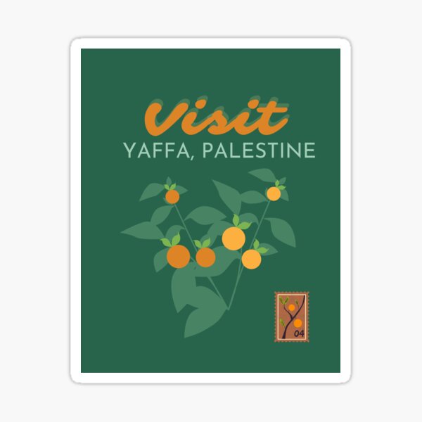"Visit Yaffa, Palestine" Sticker for Sale by sajabilasan | Redbubble