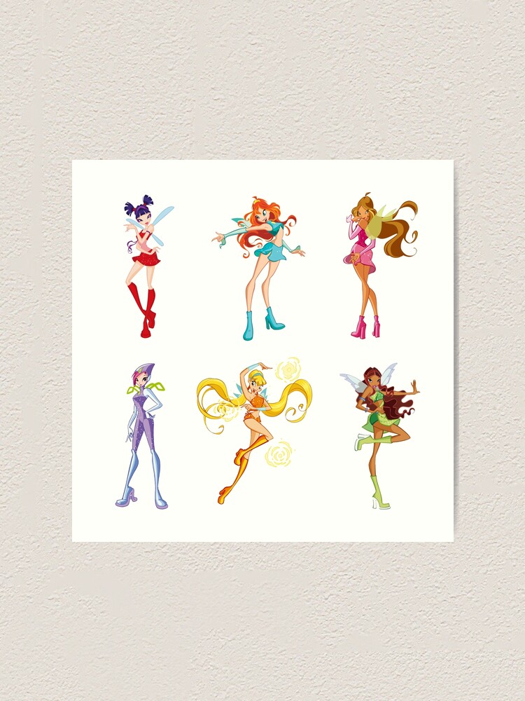 "Winx Club Sticker Set Believix" Art Print for Sale by Quotesforus ...