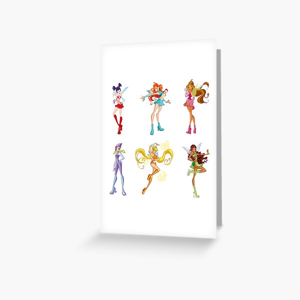 "Winx Club Sticker Set Believix" Greeting Card by Quotesforus | Redbubble