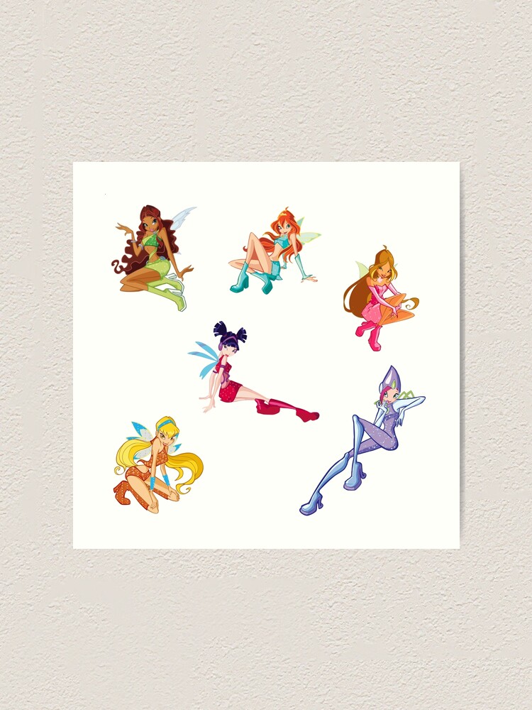 "Winx Club Sticker Set Charmix" Art Print for Sale by Quotesforus ...