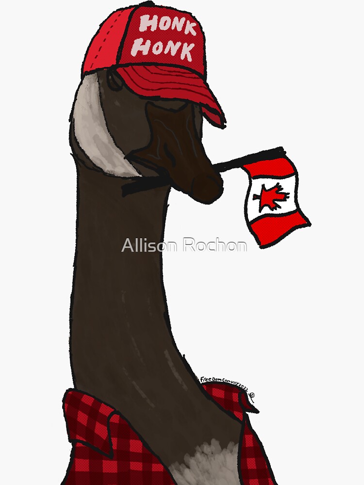 "HONK HONK" Sticker for Sale by Allison Rochon | Redbubble