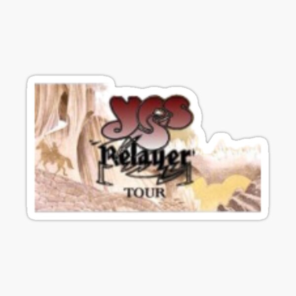 "Yes relayer" Sticker for Sale by Enneffati | Redbubble