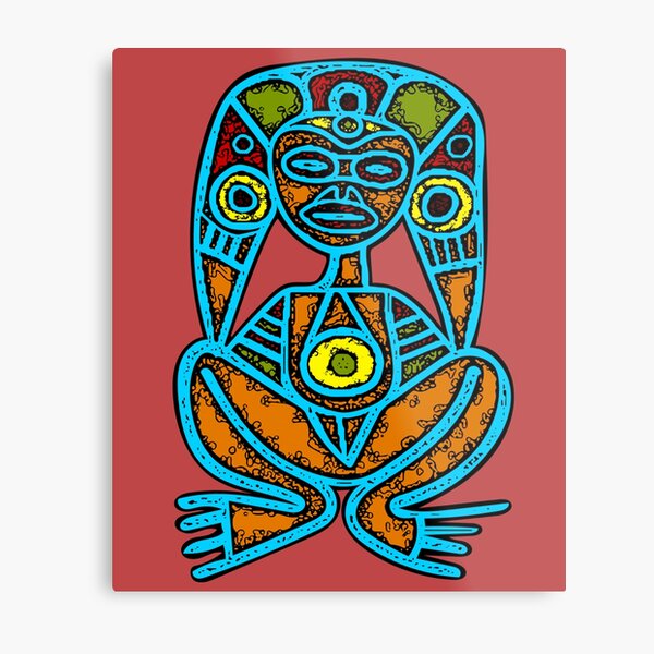 "ATABEY GODDESS TAINO SYMBOL" Metal Print for Sale by liamaris | Redbubble