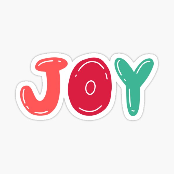 "Joy-Positive Affirmations. " Sticker for Sale by Murataa | Redbubble