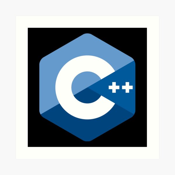 " C++ coding language logo" Art Print for Sale by BluePencilArt | Redbubble
