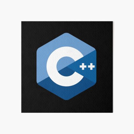 " C++ coding language logo" Art Board Print for Sale by BluePencilArt ...