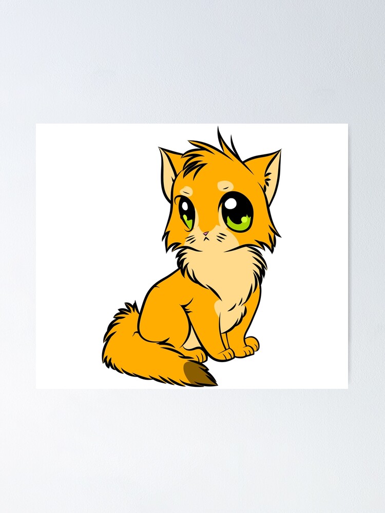 "Anime cat,meme" Poster for Sale by Izano | Redbubble