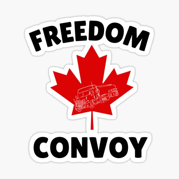 "Freedom Convoy" Sticker for Sale by ElOuardi7 | Redbubble