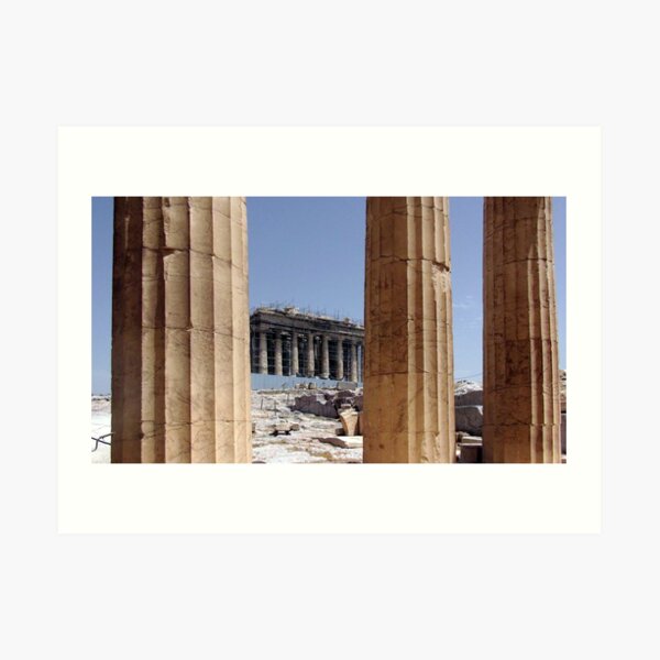 "Parthenon and Propylea" Art Print by LuminusProject | Redbubble