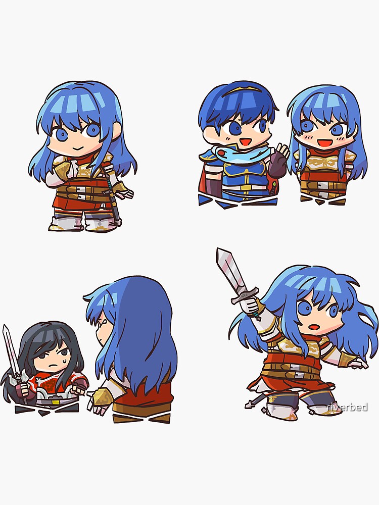 "Chibi Caeda: Talys’s Heart" Sticker by Sonoch | Redbubble