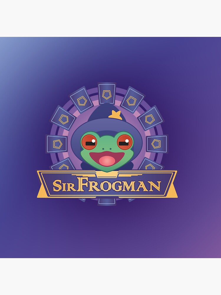 "Sir Frogman?" Sticker by SirFrogman | Redbubble