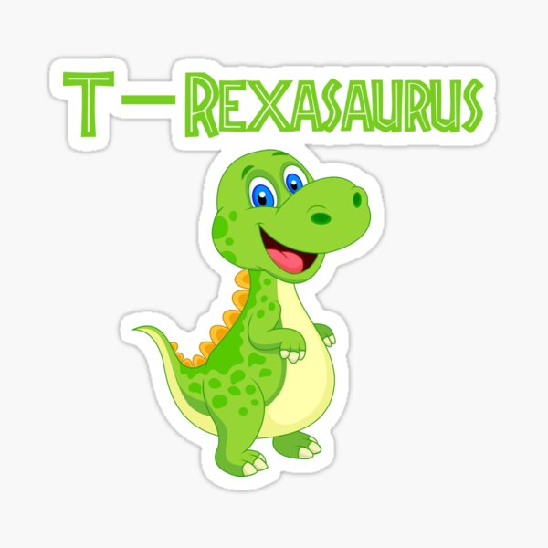 "T-Rexasaurus" Sticker by oudorobou | Redbubble