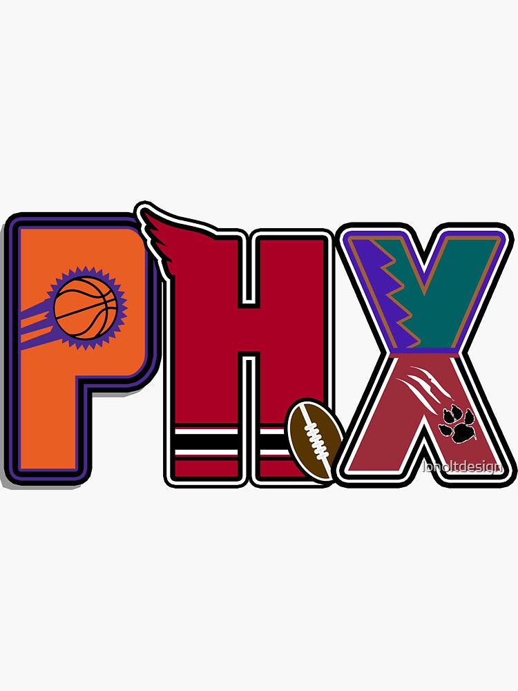 "PHX City" Sticker by loholtdesign | Redbubble