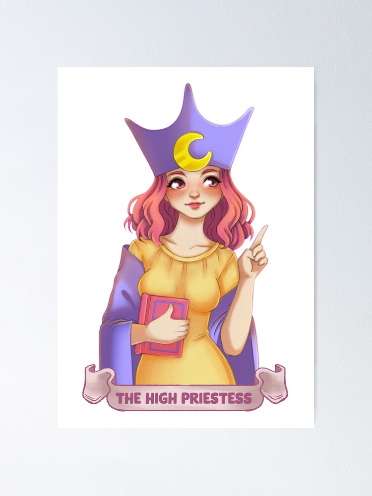 "Magical Drop The High Priestess Arcana" Poster for Sale by Weiliepew ...