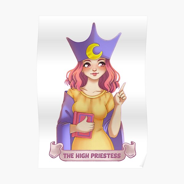 "Magical Drop The High Priestess Arcana" Poster for Sale by Weiliepew ...