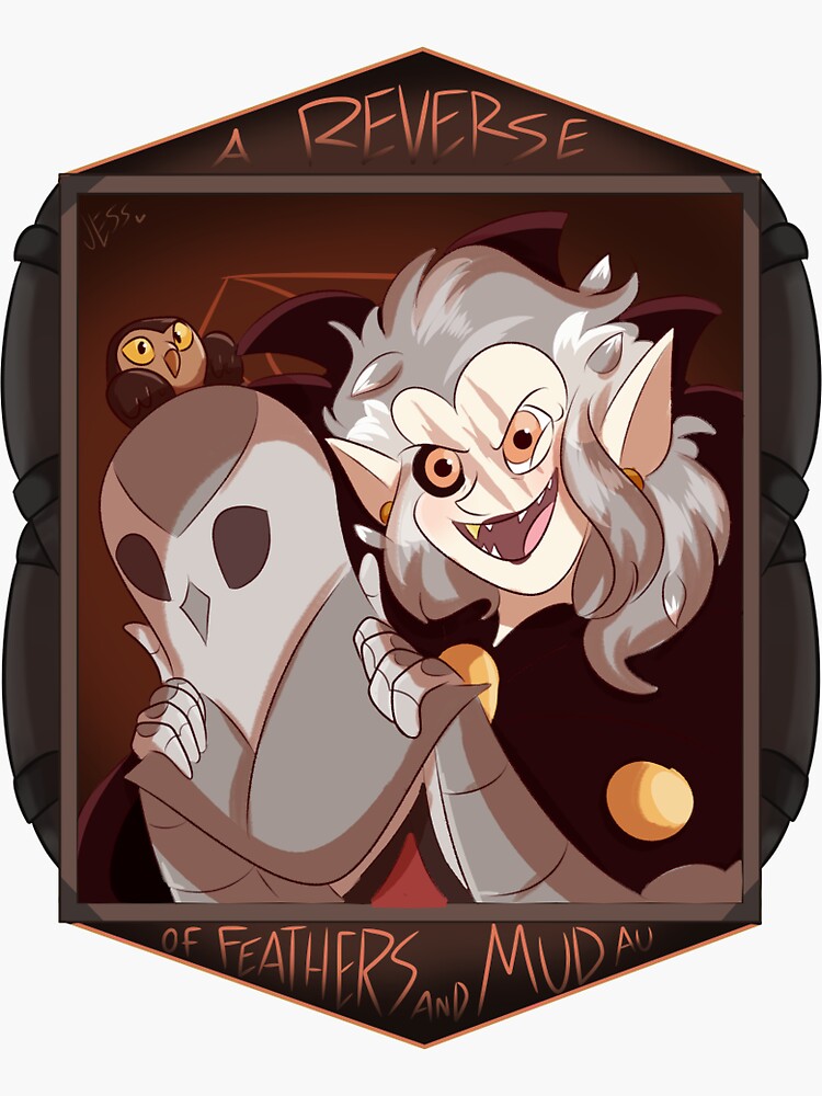 "A Reverse Of Feathers And Mud Eda (TOH Au)" Sticker for Sale by ...