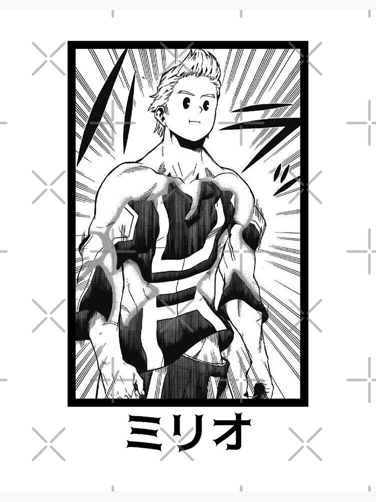 "Mirio Togata Manga Panel" Poster for Sale by yoku-mieru | Redbubble