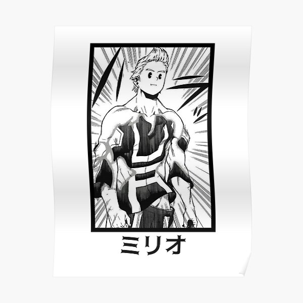 "Mirio Togata Manga Panel" Poster for Sale by yoku-mieru | Redbubble