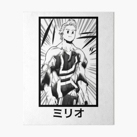 "Mirio Togata Manga Panel" Art Board Print by yoku-mieru | Redbubble