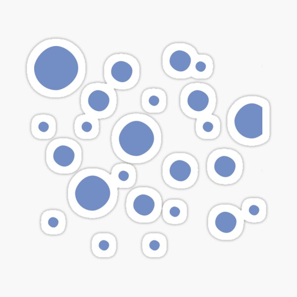 "round blue patterns" Sticker for Sale by Tunahan1453 | Redbubble