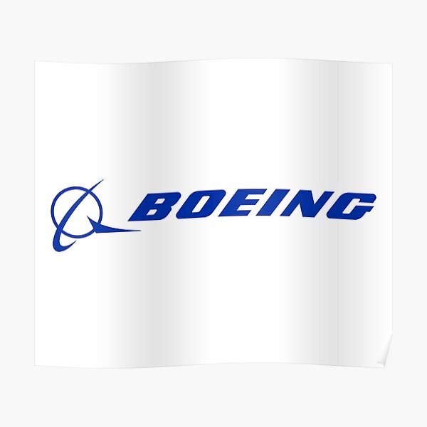"Boeing Logo" Poster by Avinez | Redbubble