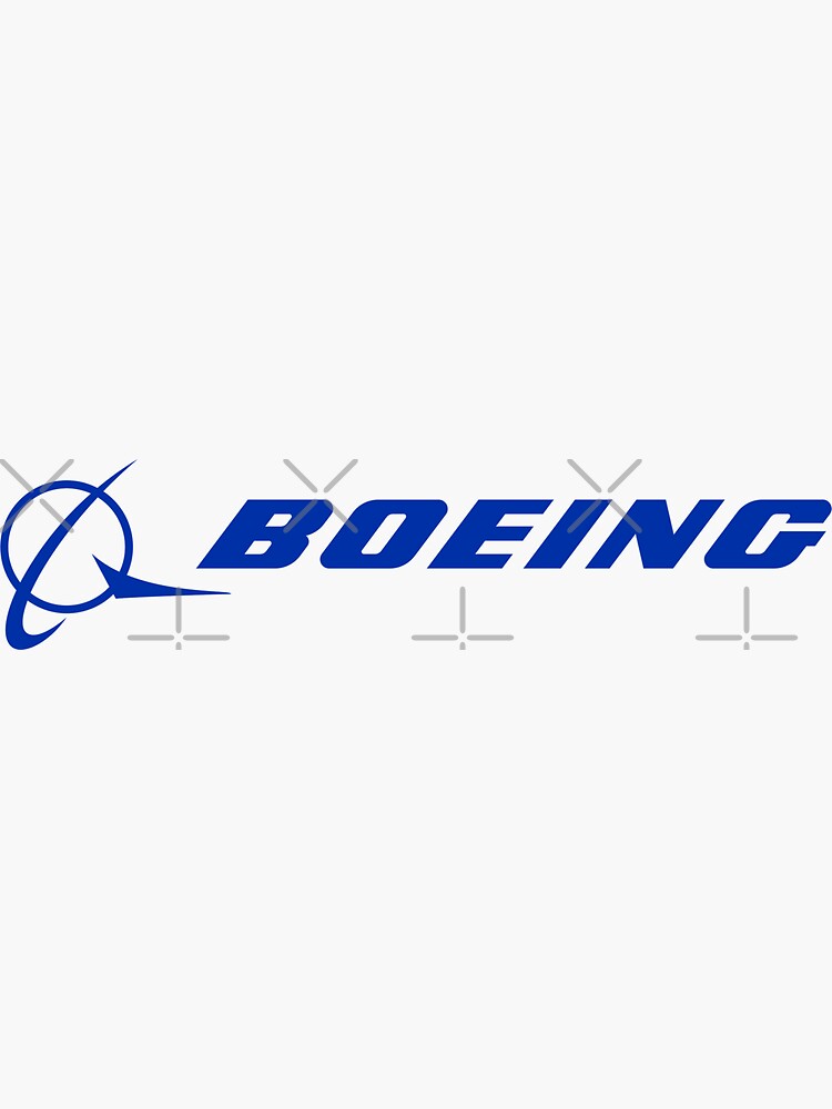 "Boeing Logo" Sticker for Sale by Avinez | Redbubble