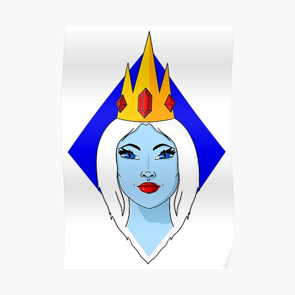 "Femme Ice King" Poster for Sale by WormsThatDoodle | Redbubble