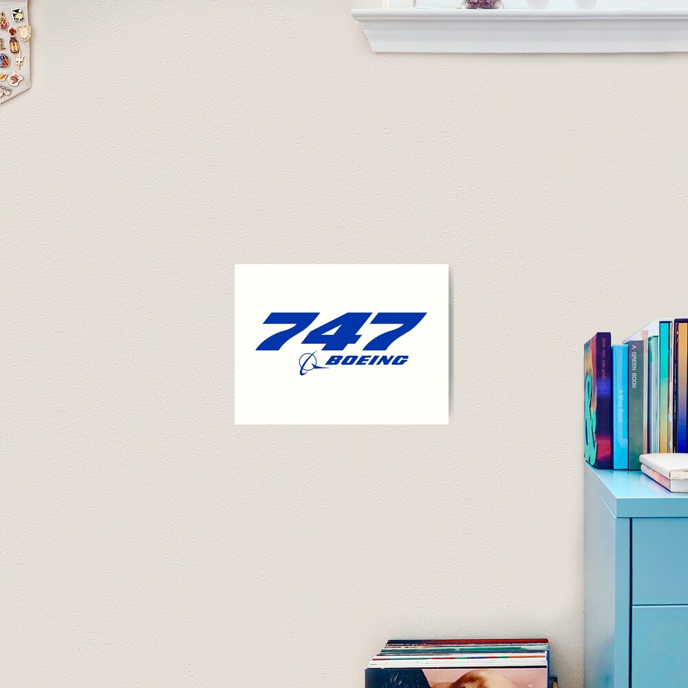 "Boeing 747 Logo" Poster for Sale by Avinez | Redbubble