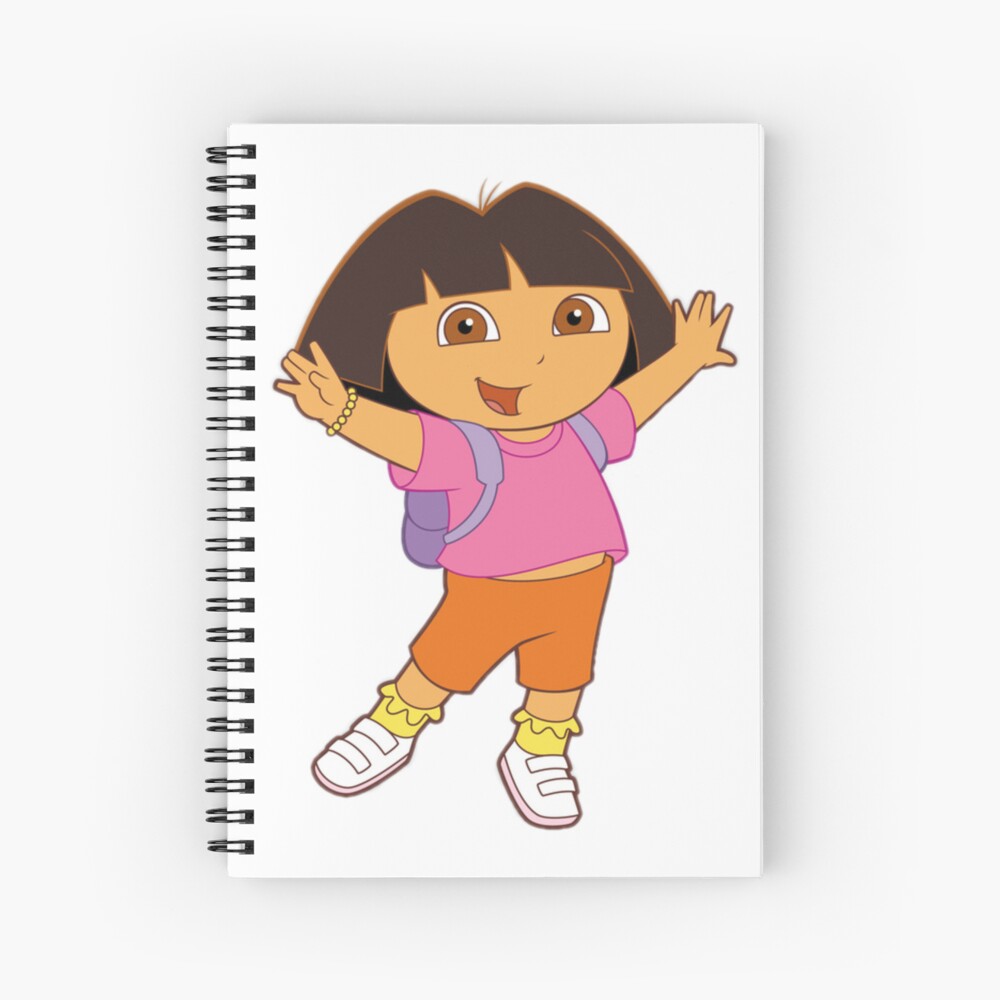 "Dora The Explorer" Spiral Notebook for Sale by DrSauce | Redbubble