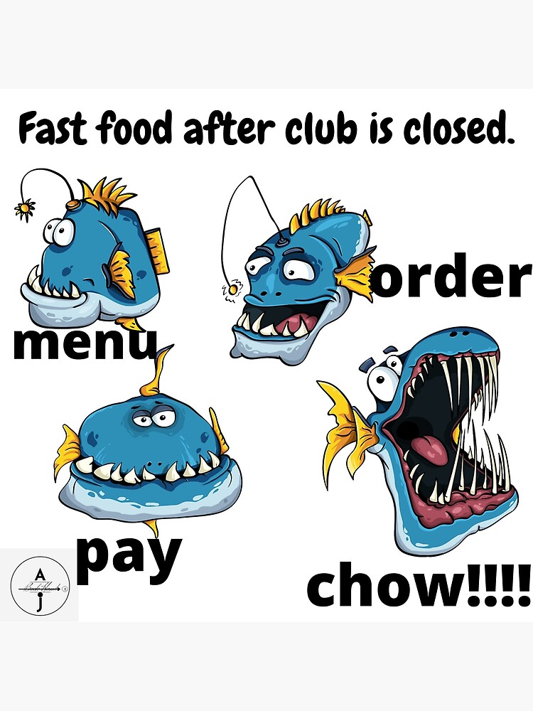 Lámina fotográfica «Cuando tienes mucha hambre después de una noche de ...