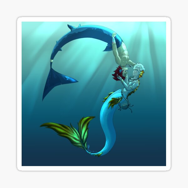 "krbk mermaids" Sticker for Sale by king-zee | Redbubble